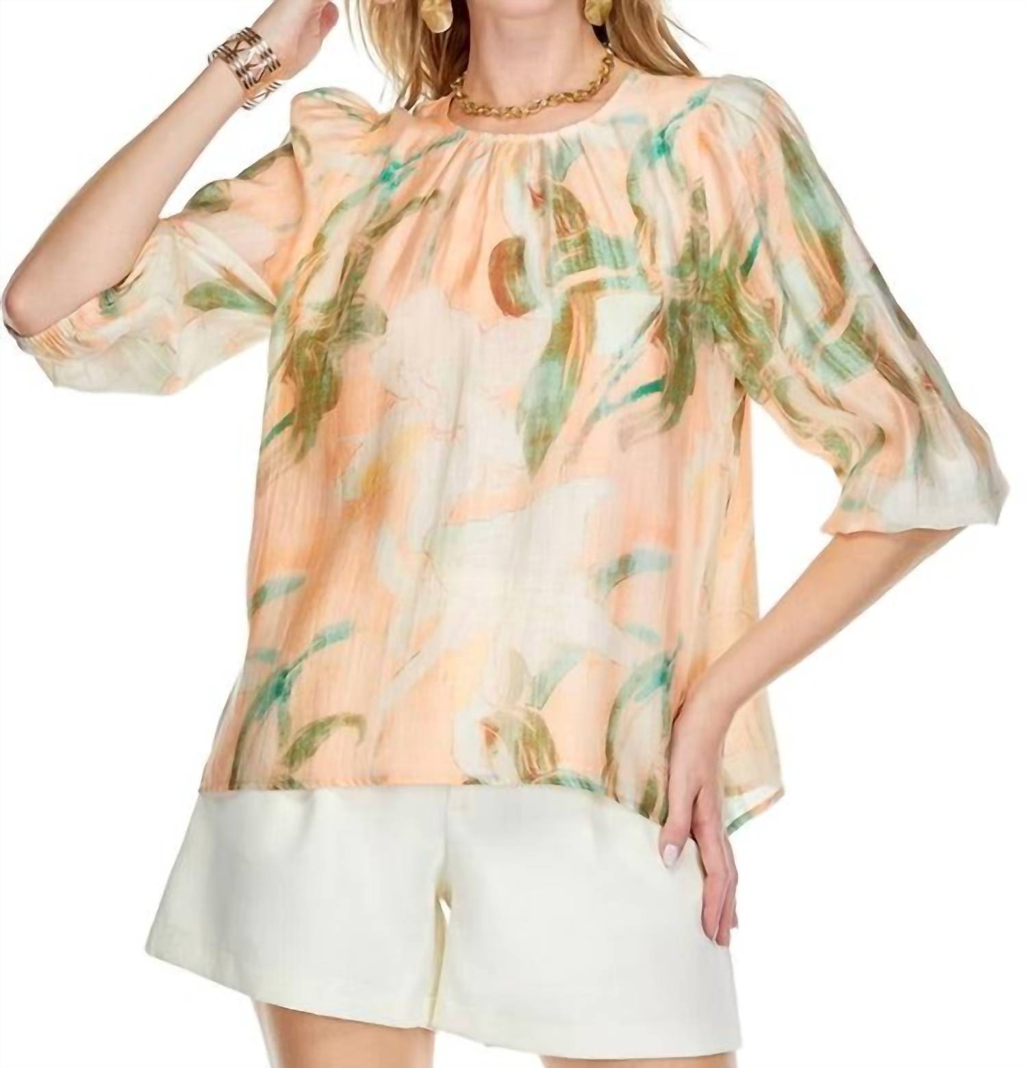 Jade - Melody Tam Gathers Neck Tie Back Top – Snagged & Bagged