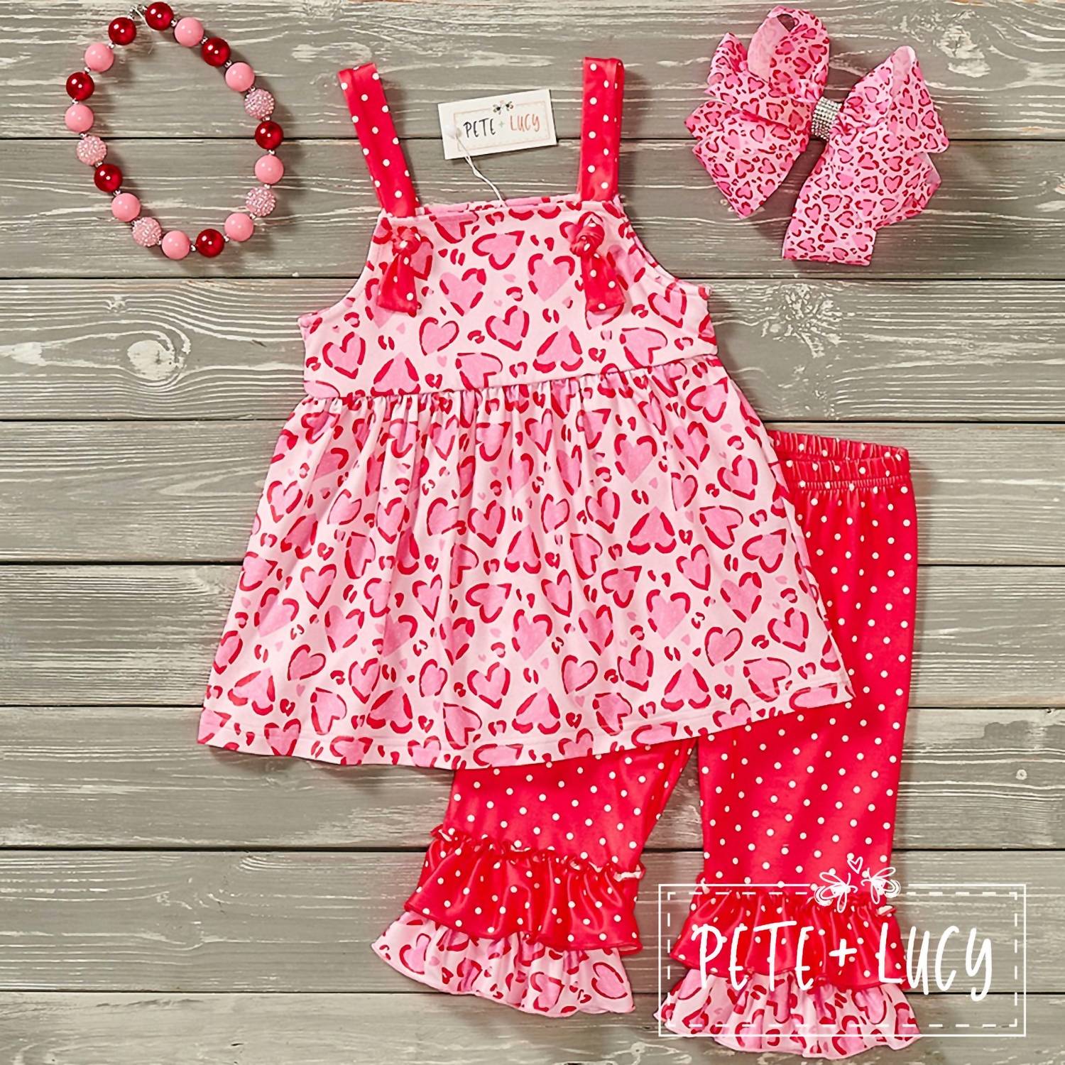 Lovely Leopard Girl 2-Piece Capri Set- Short Sleeve – Snagged & Bagged