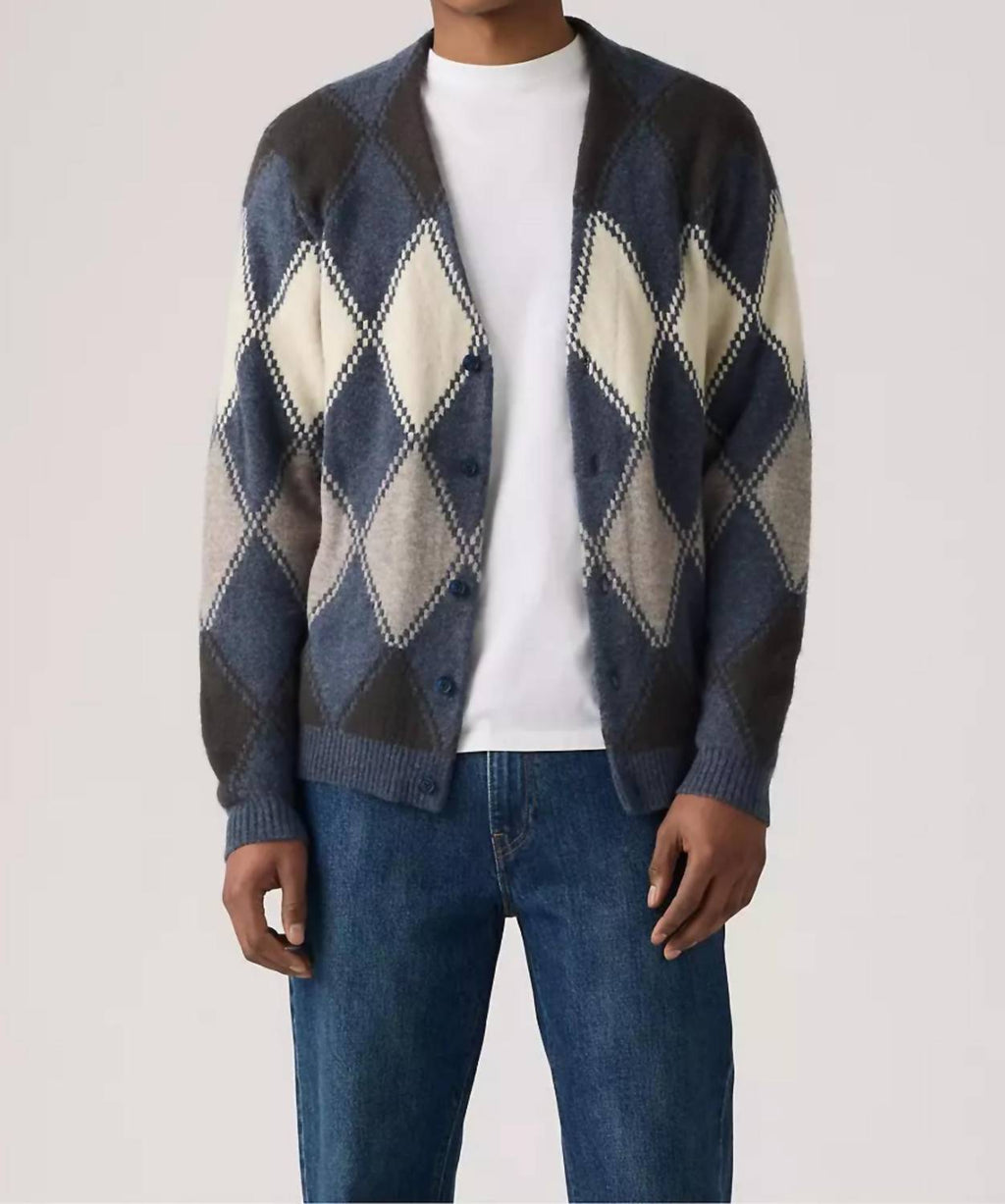 Levi'S - Valencia Geo Argyle Cardigan – Snagged & Bagged