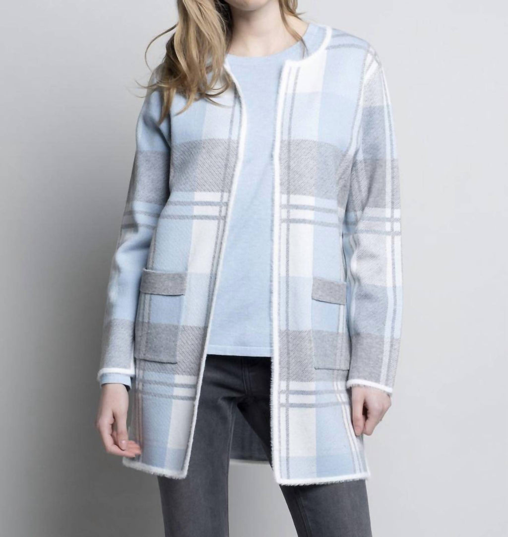 Coco Y Club - Open Front Plaid Cardigan – Snagged & Bagged