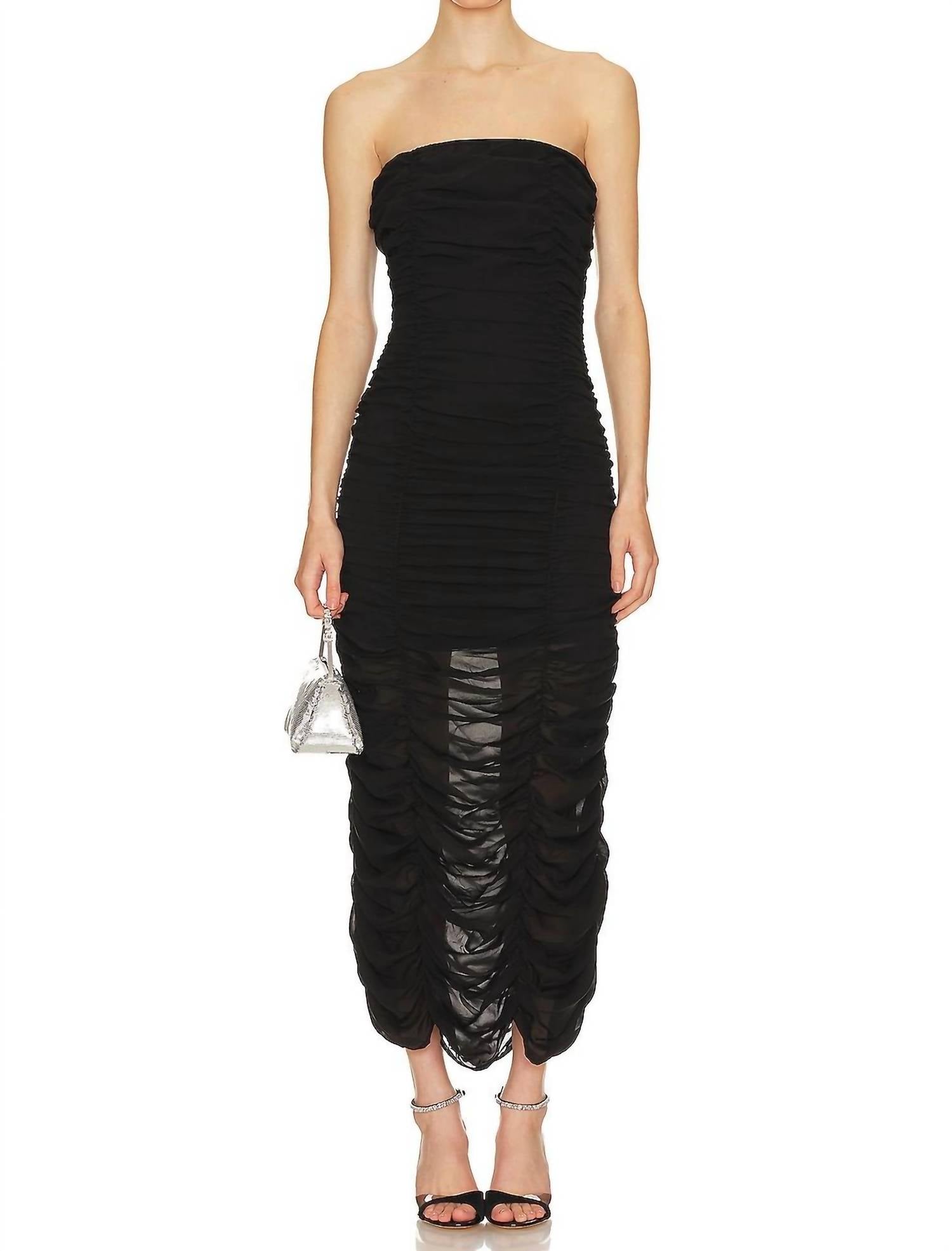 Ow Collection - Sandy Chiffon Maxi Dress – Snagged & Bagged