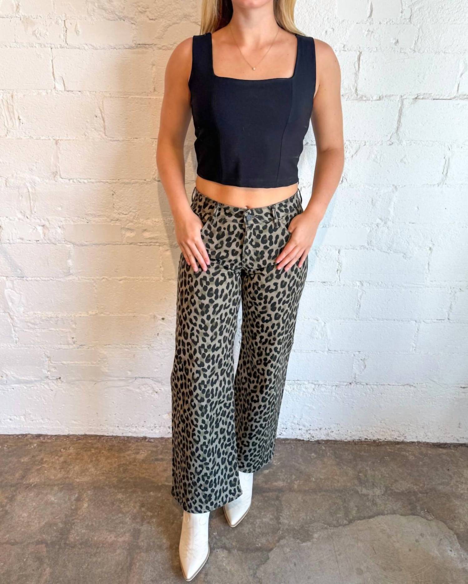 Mavi - Sabrina Leopard Denim Jeans – Snagged & Bagged