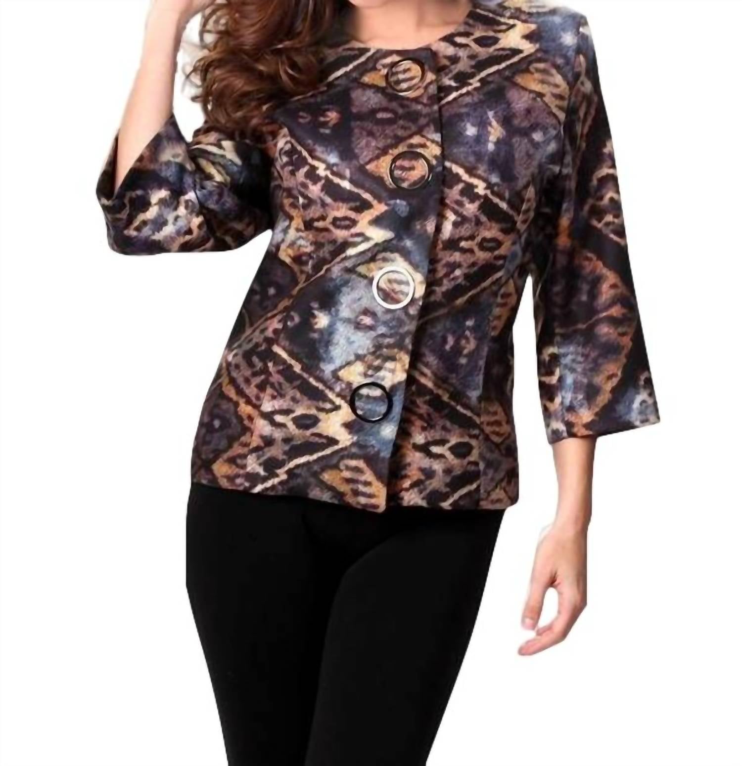Tribal Snap-Front Cardigan – Snagged & Bagged