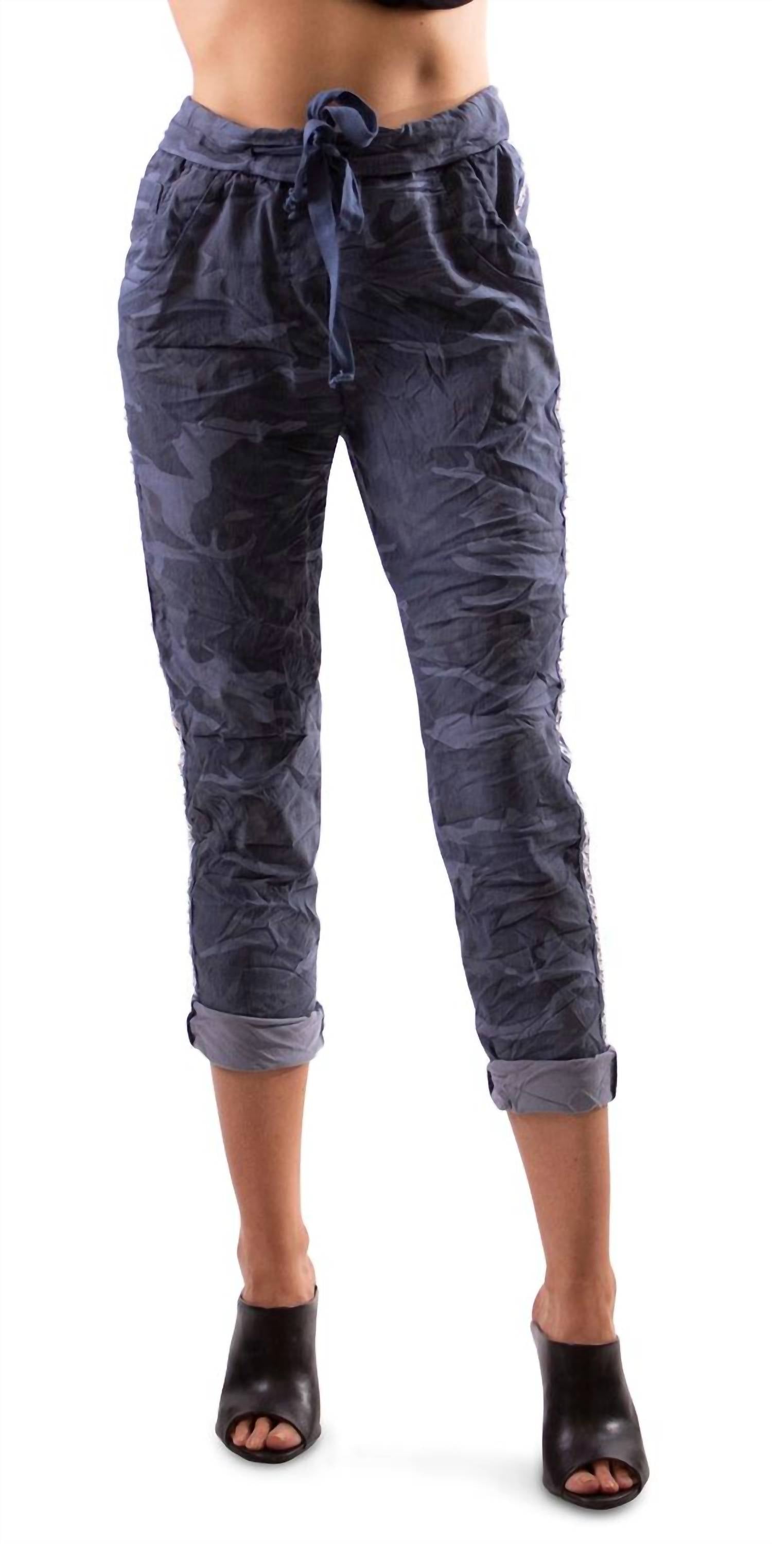 Gigi Moda - Caterina Camo Pants – Snagged & Bagged