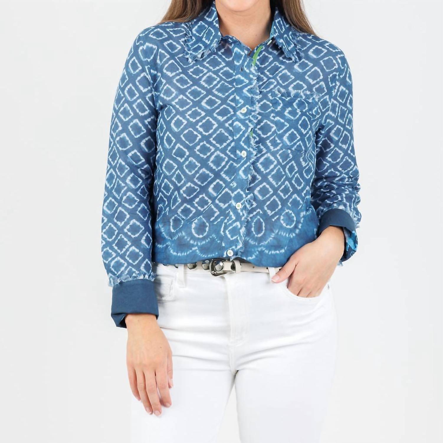 Dizzy-Lizzie - Women's Cape Cod Frayed Shirt – Snagged & Bagged