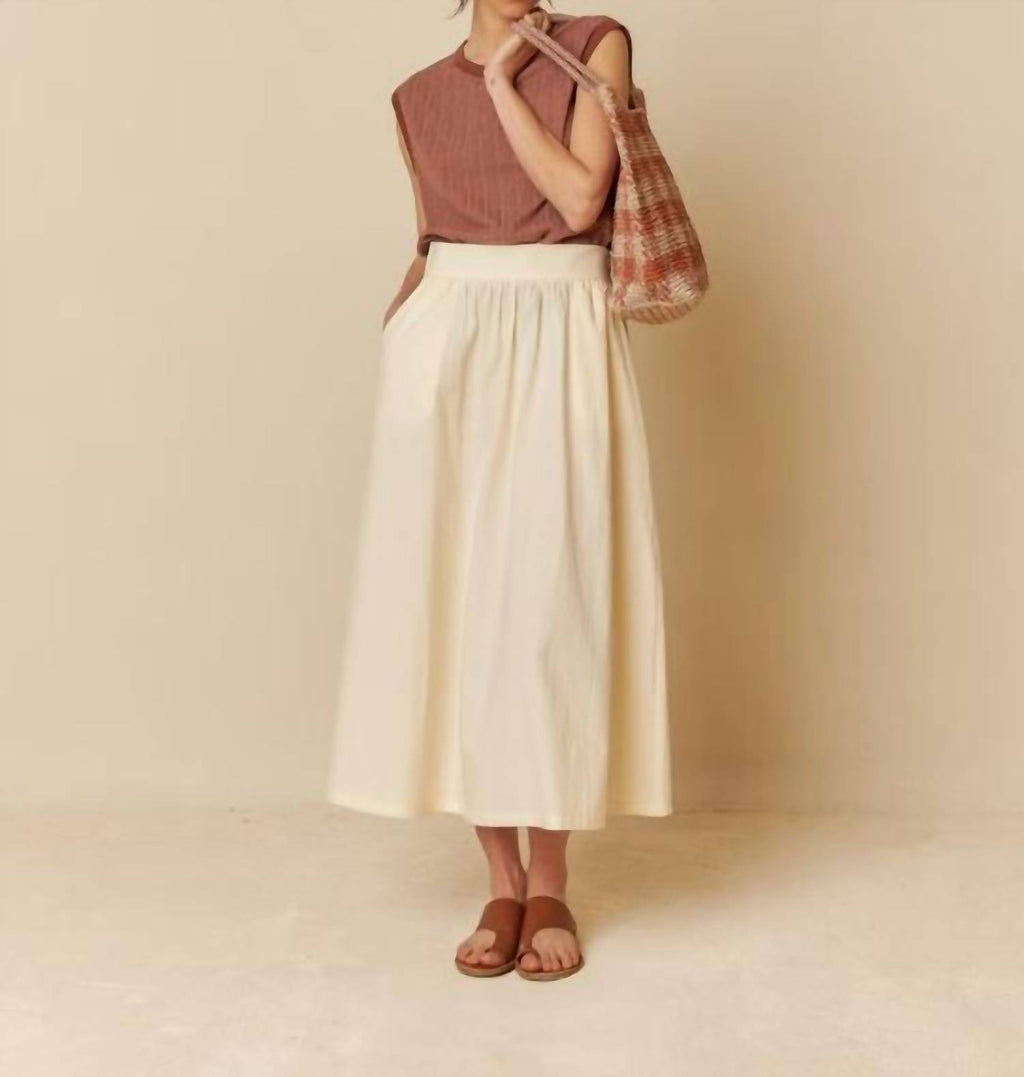 Indi & Cold - Poplin Midi Skirt – Snagged & Bagged