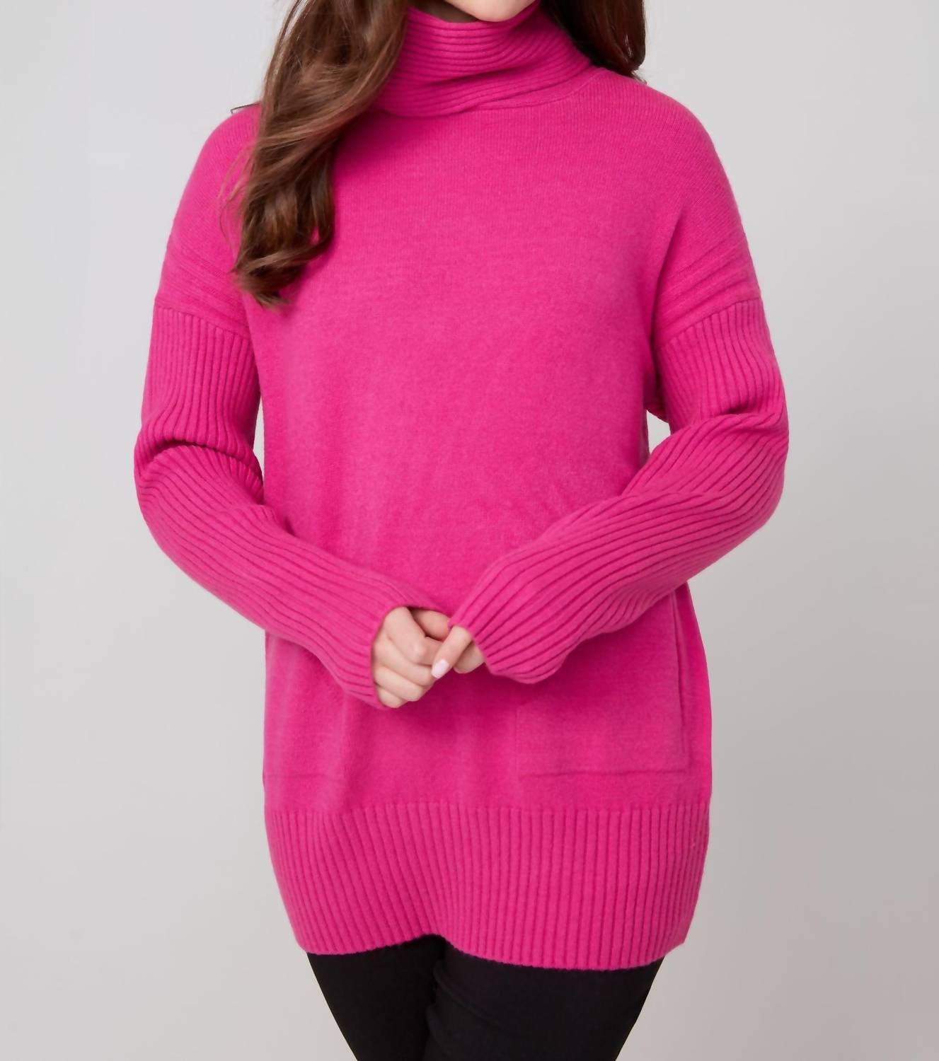 Renuar - Mulberry Ribbed Sweater – Snagged & Bagged