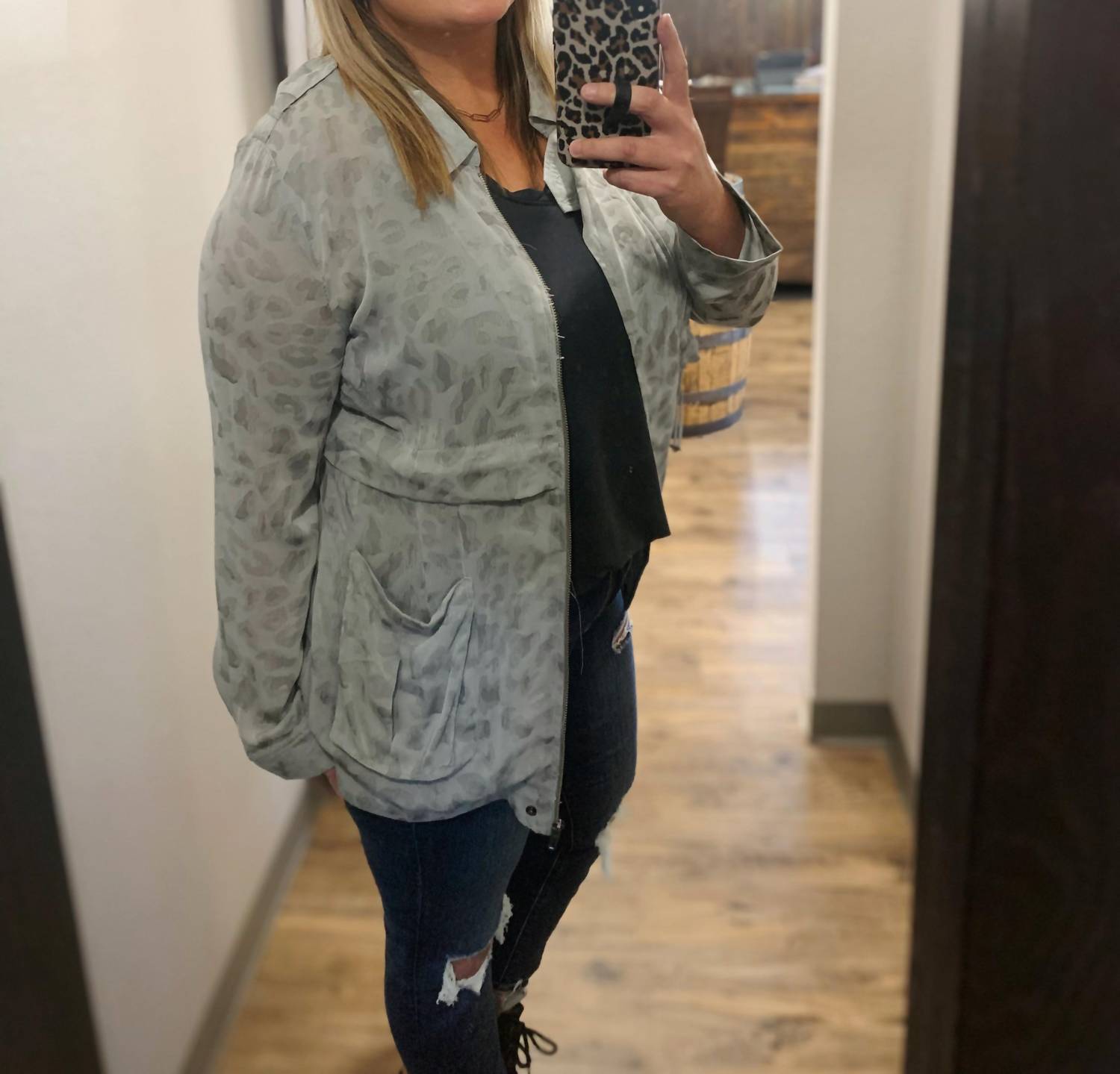 Mystree - Animal Print Jacket – Snagged & Bagged