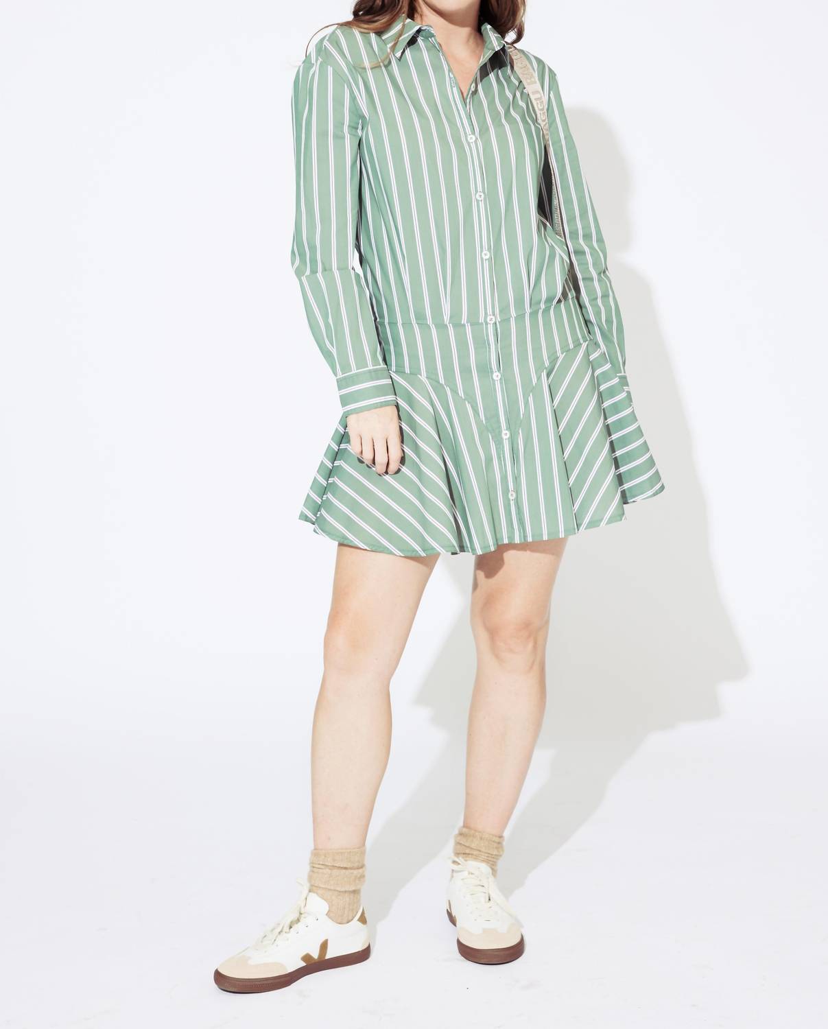 Saylor - Naeem Stripe Shirtdress – Snagged & Bagged