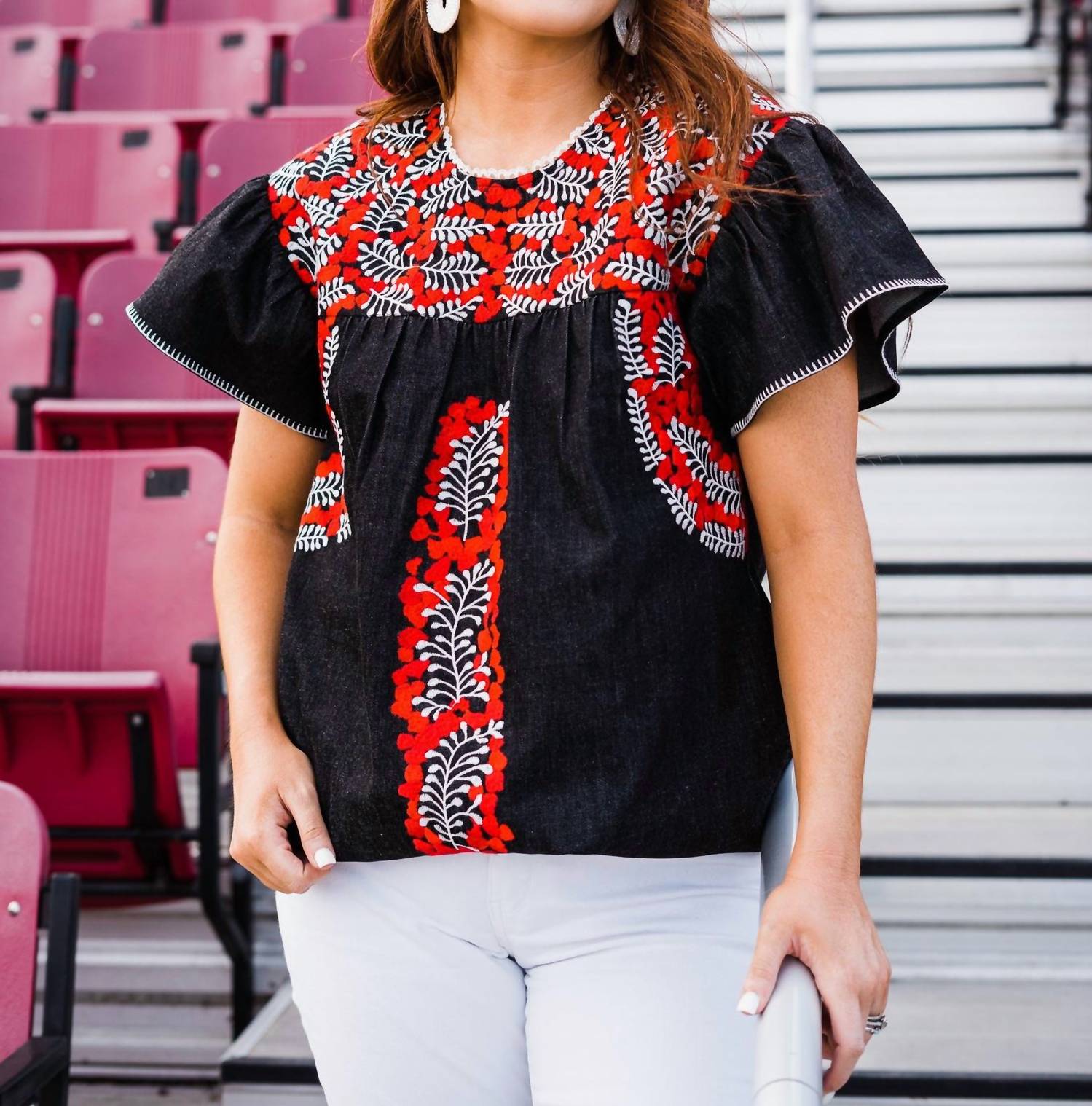 Layerz Clothing - James Flutter Sleeve Top – Snagged & Bagged