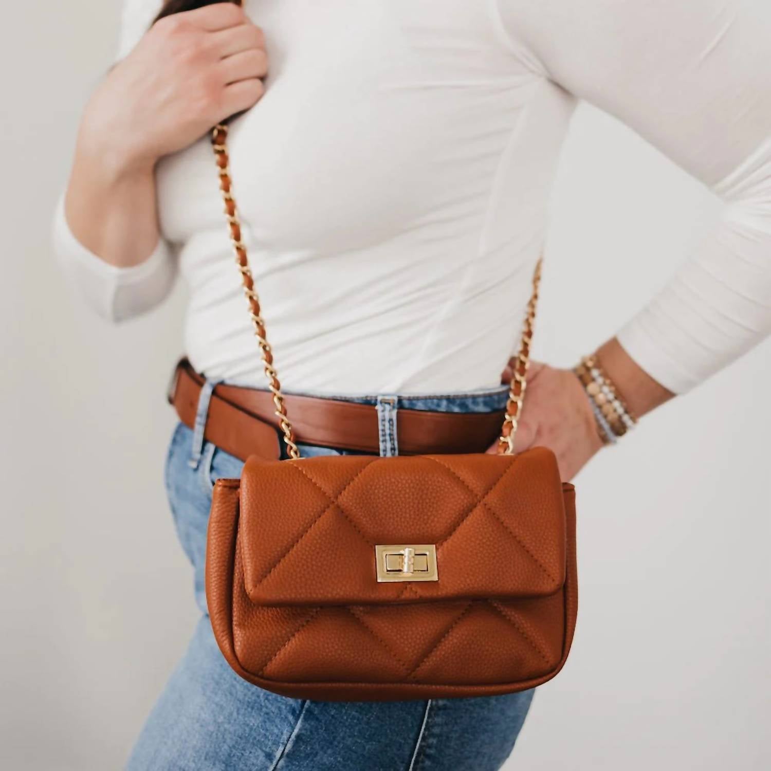 Pretty Simple - Queenie Quilted Crossbody Bag – Snagged & Bagged