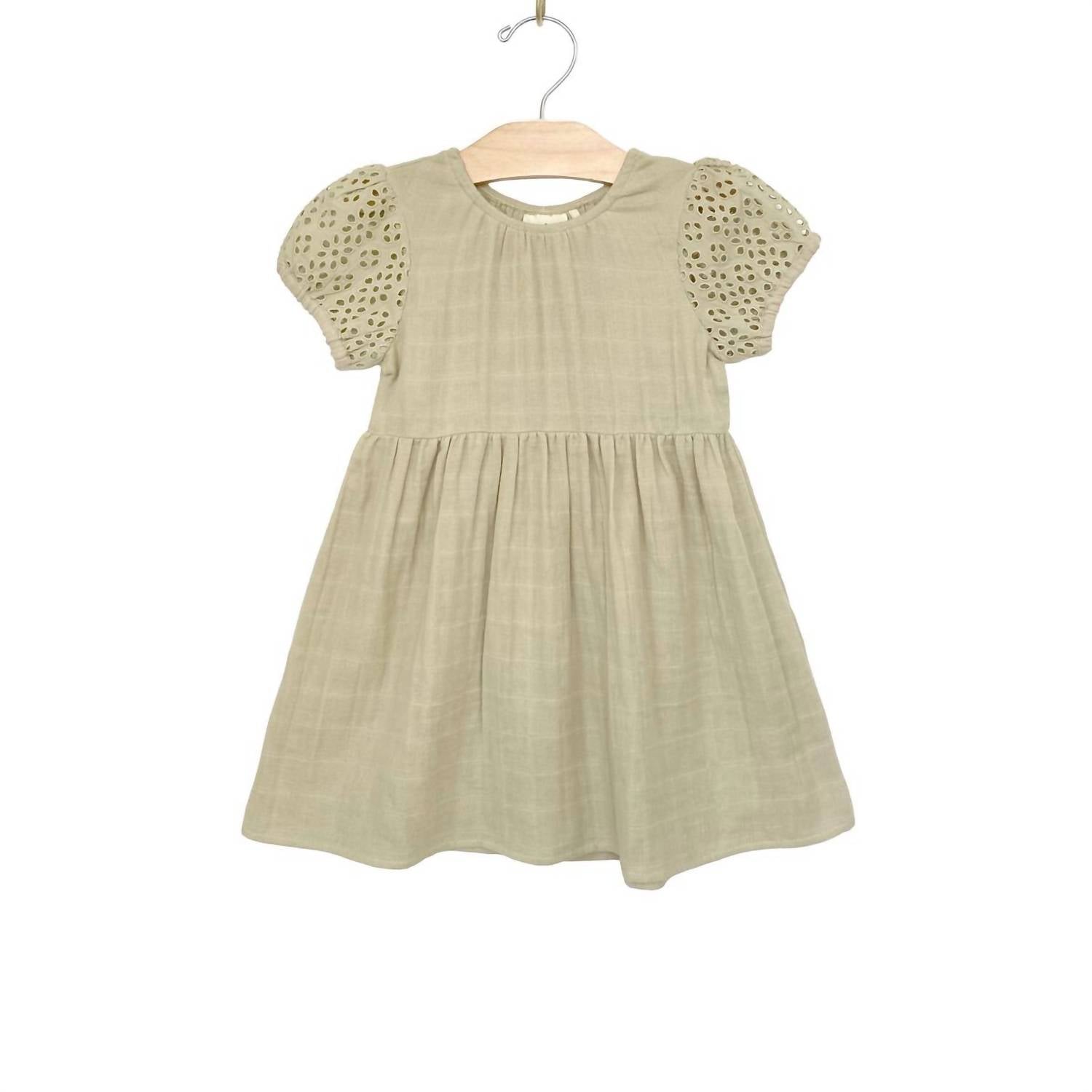 City Mouse - Eyelet Sleeve Dress Muslin – Snagged & Bagged