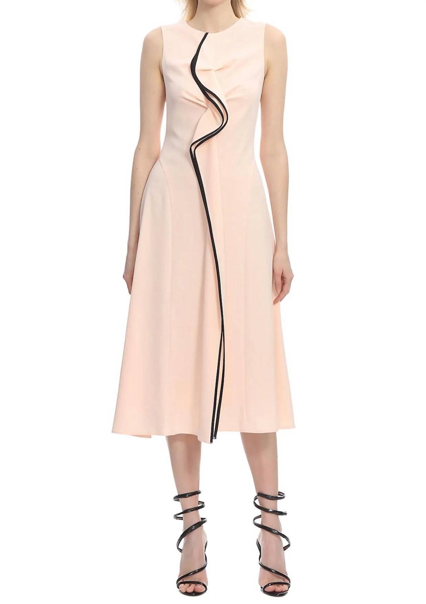 Exquise - Crew Neck Sleeveless Midi Dress – Snagged & Bagged