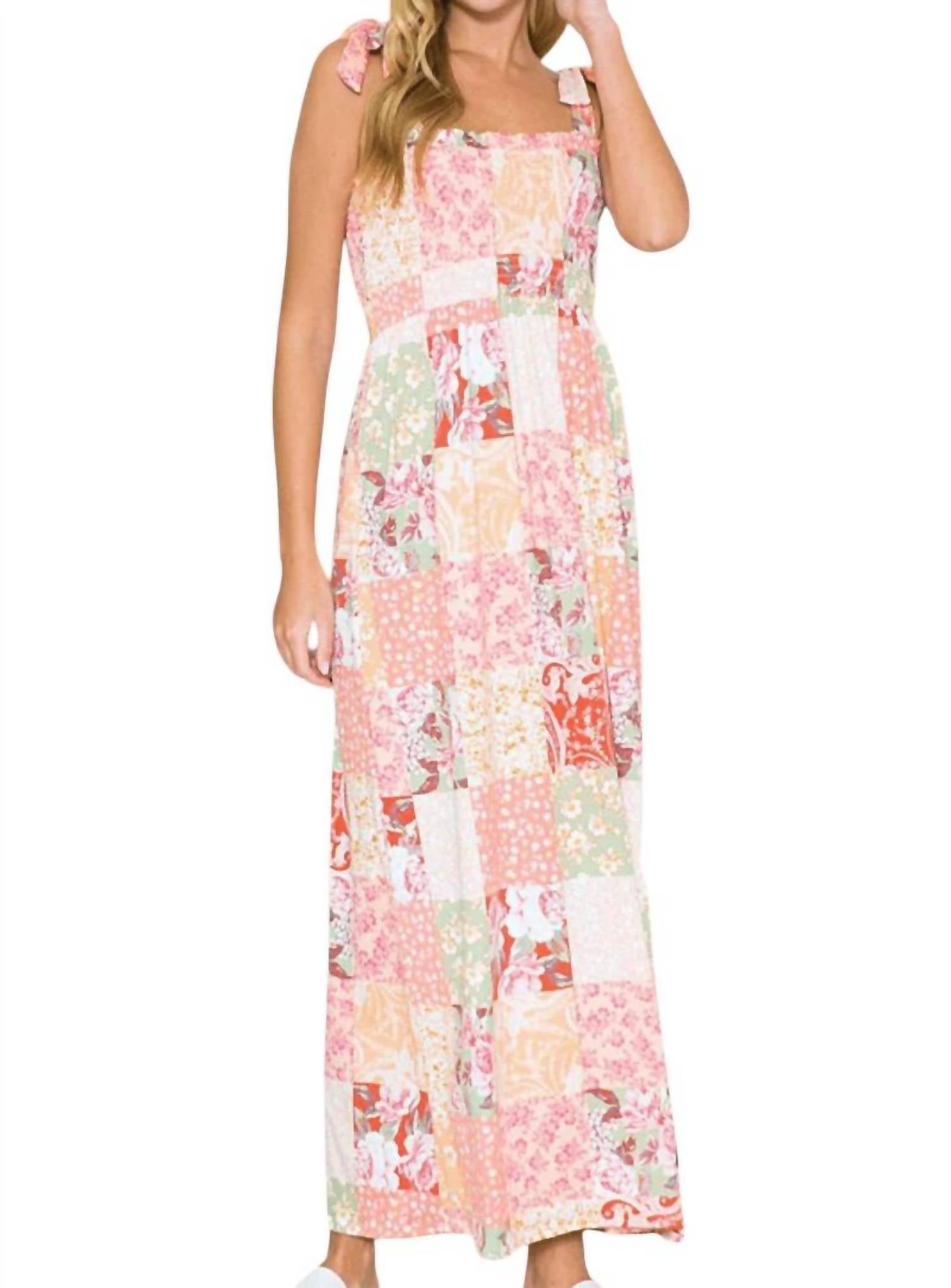 Acting Pro - Annette Color-Block Empire Maxi Dress – Snagged & Bagged