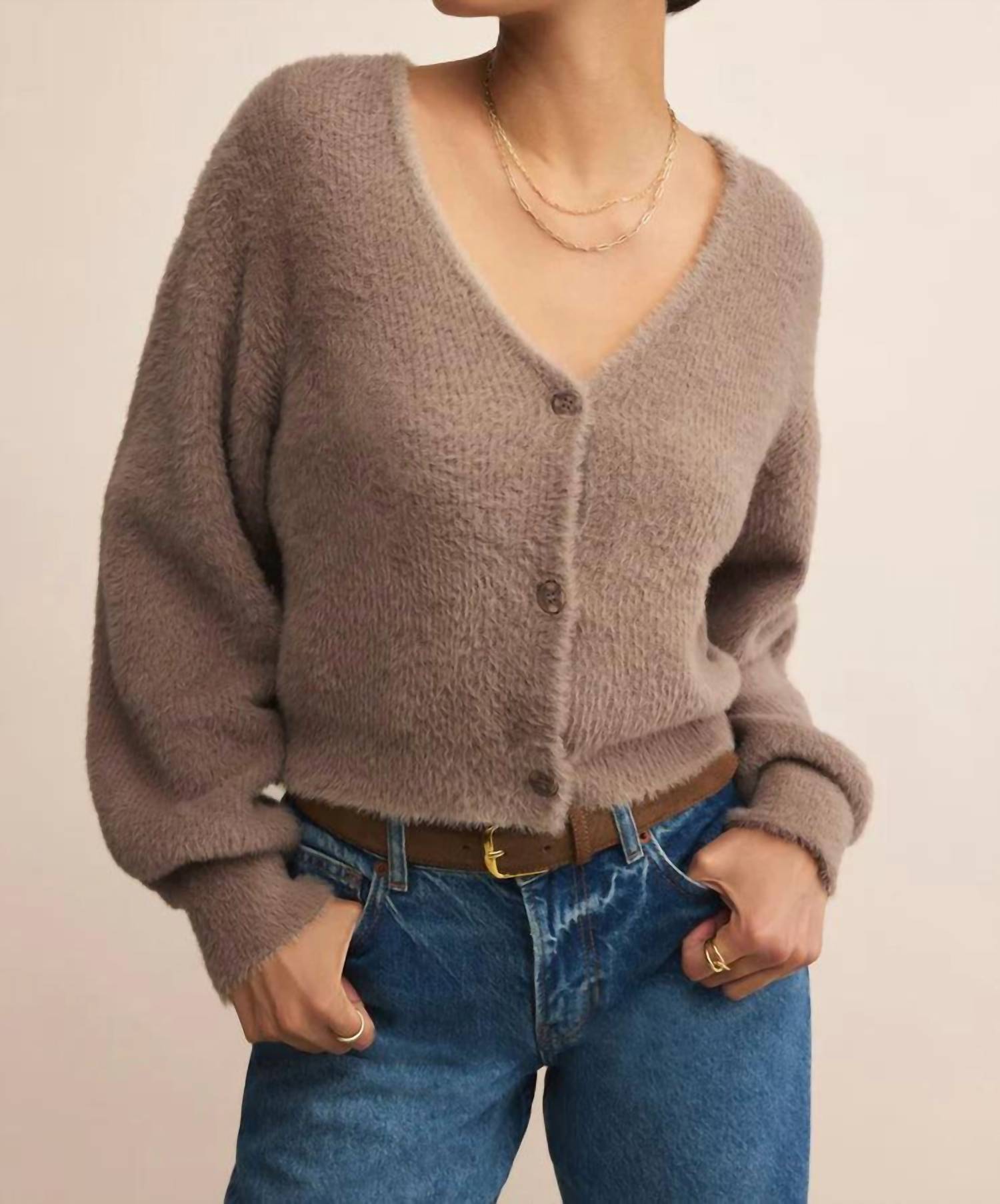 Z Supply - Women's Sadira Fluffy Crop Cardigan – Snagged & Bagged