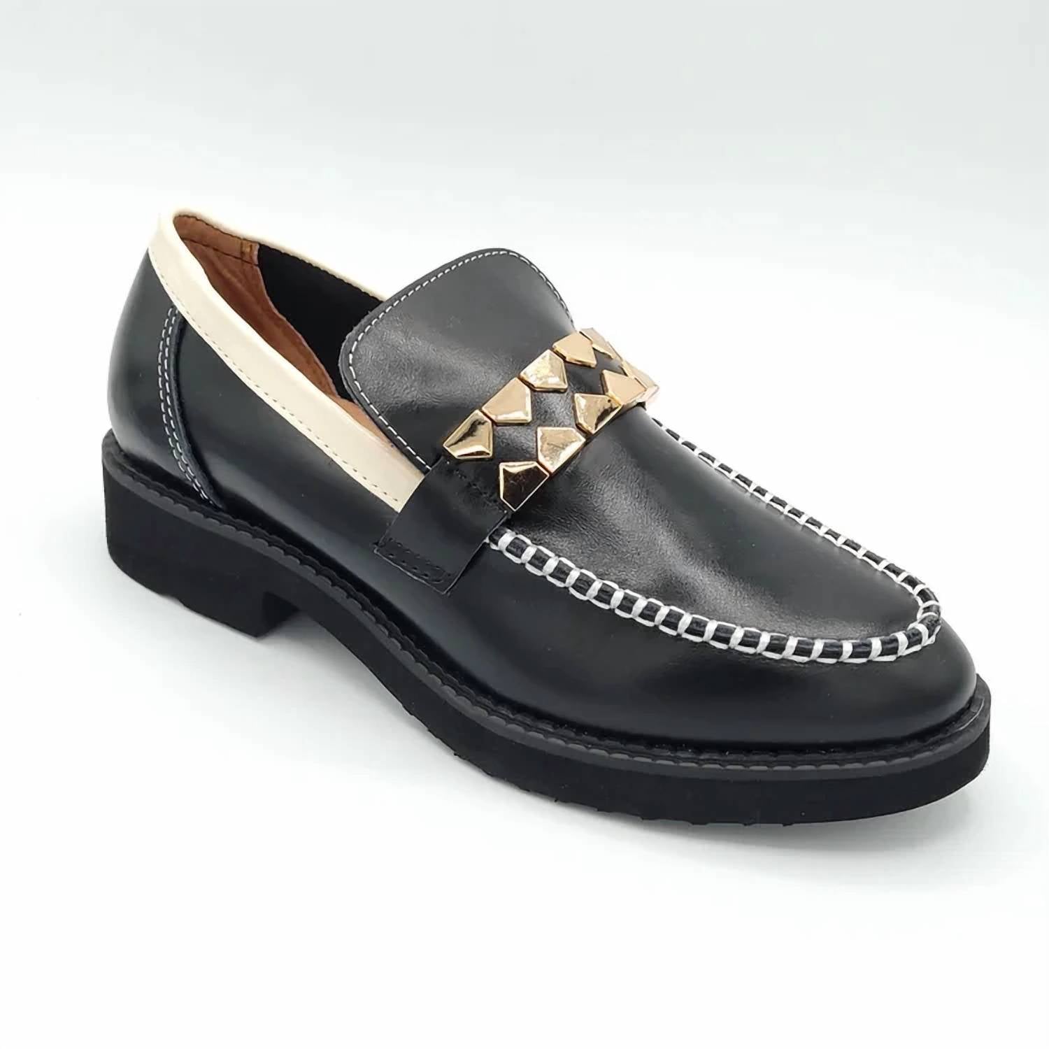 All Black - Women's Clip And Stitch Loafer – Snagged & Bagged