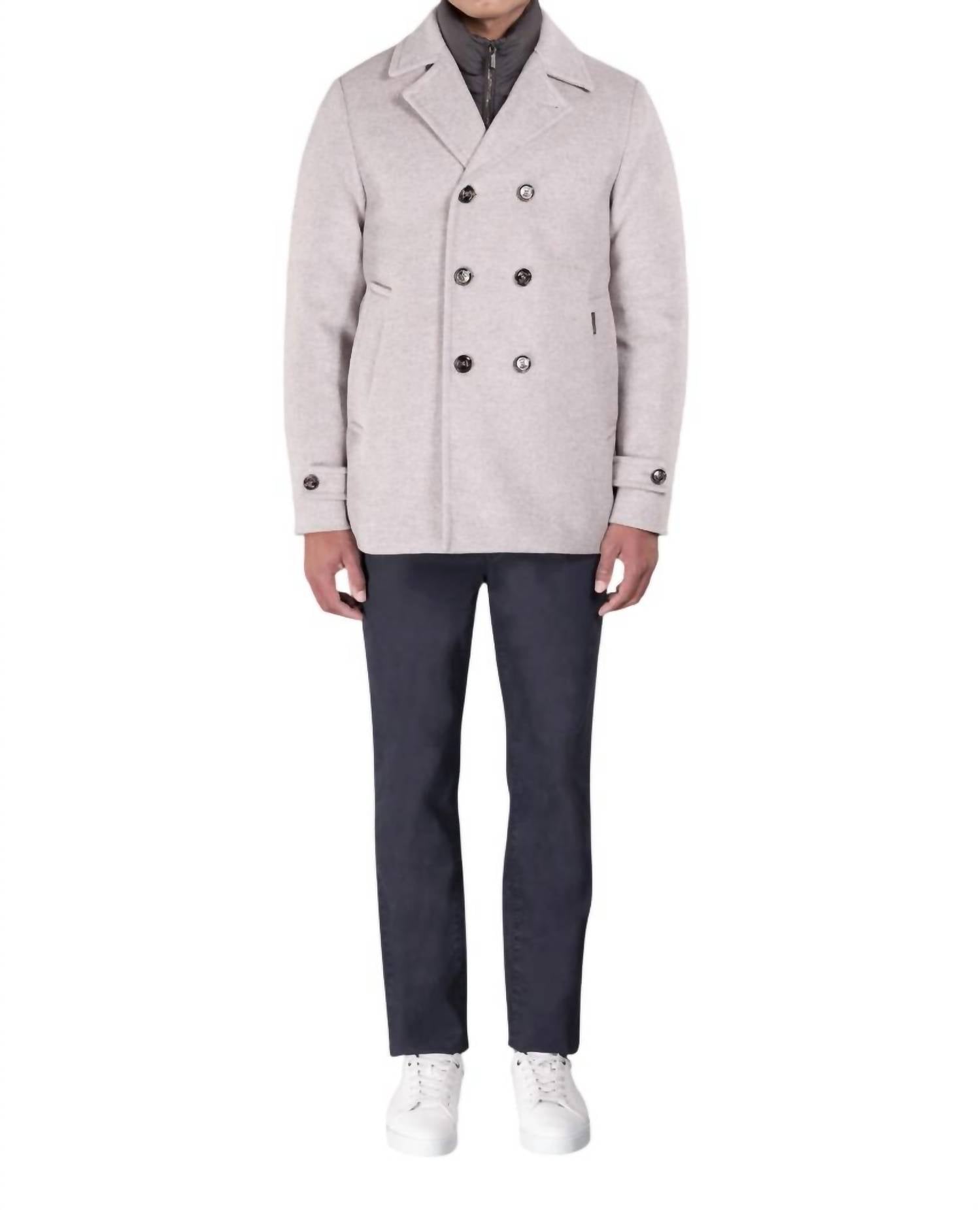 Moorer - Bolgi Le Down-filled Peacoat – Snagged & Bagged