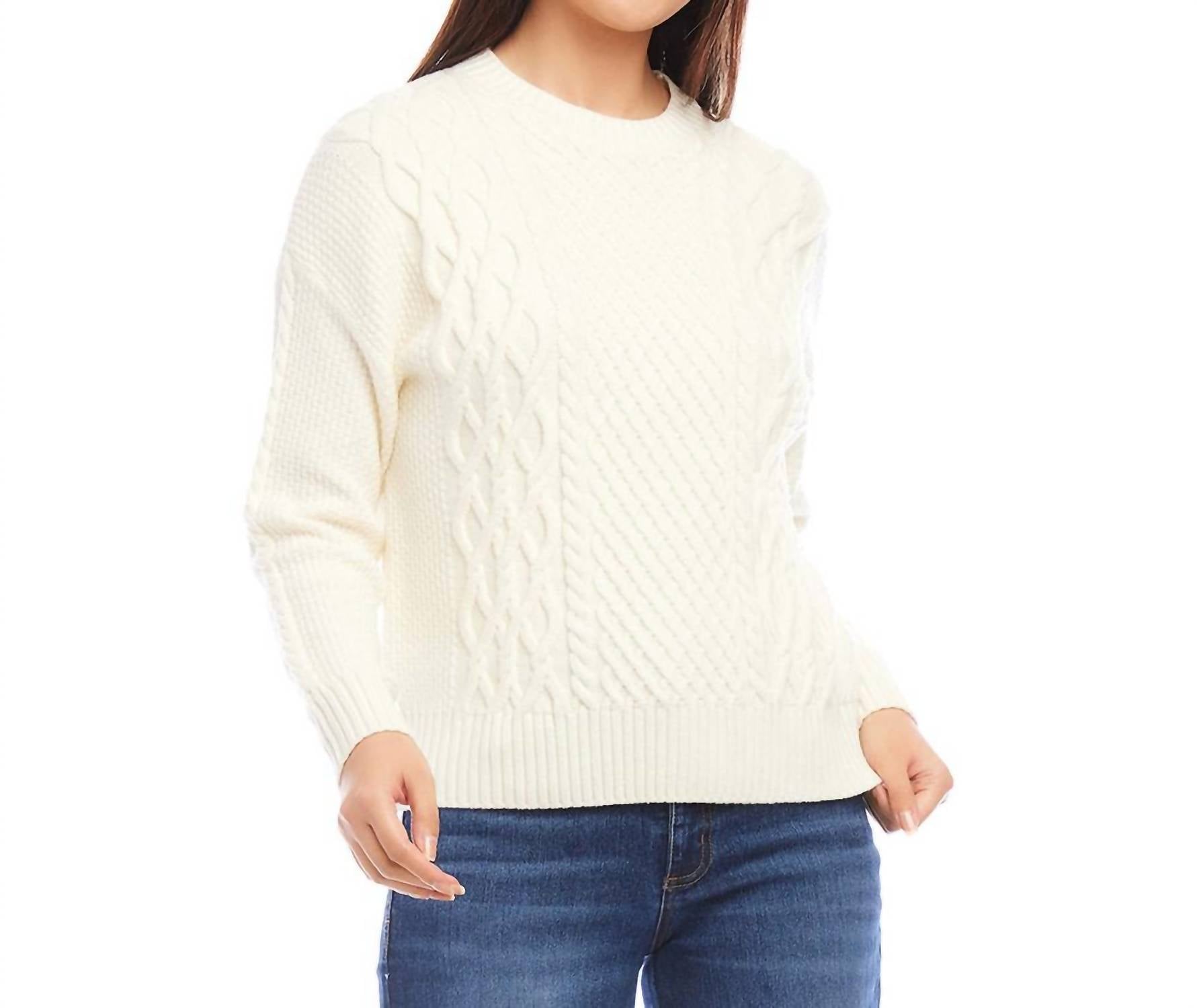 Karen Kane - Petite Size Cable Knit Sweater – Snagged & Bagged
