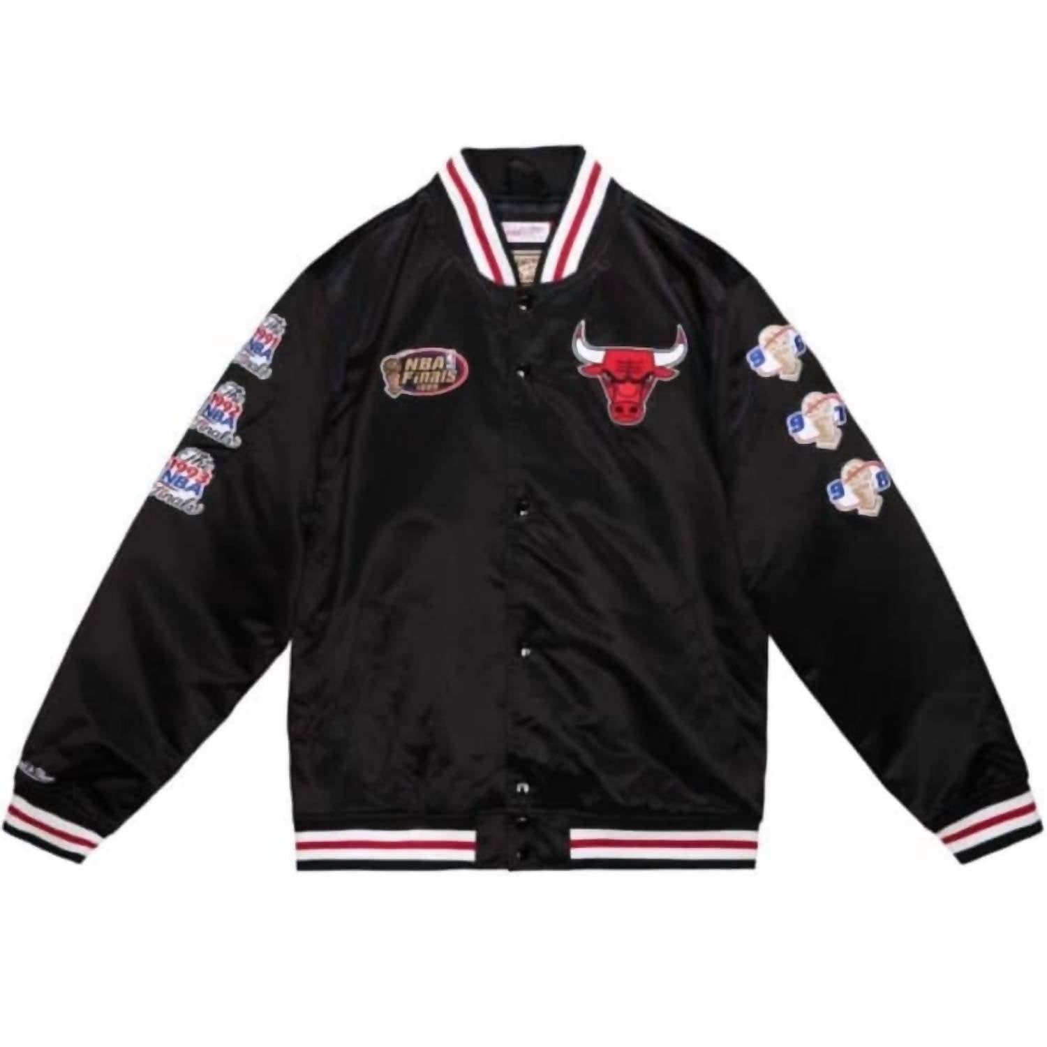 Mitchell & Ness - Nba Chicago Bulls Champ City Satin Jacket – Snagged ...
